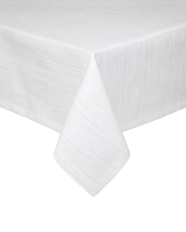 MODE LIVING Vail Tablecloth, 70" X 108 - White Pattern