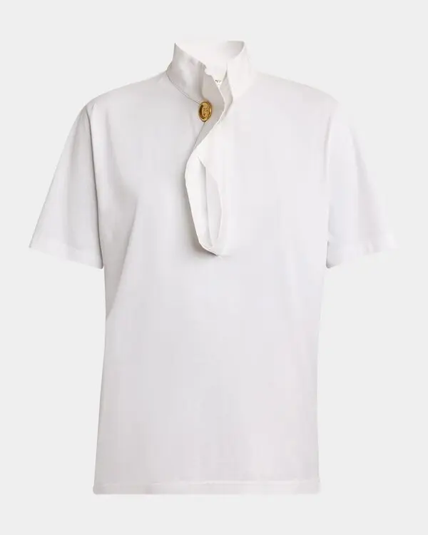 Givenchy High Neck Pierced Top