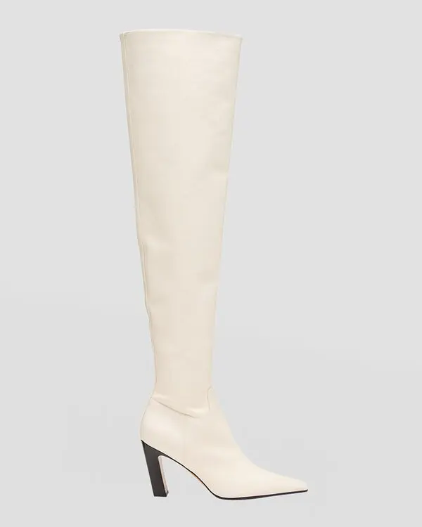 Khaite Marfa Over-the-knee Boots - Offwht