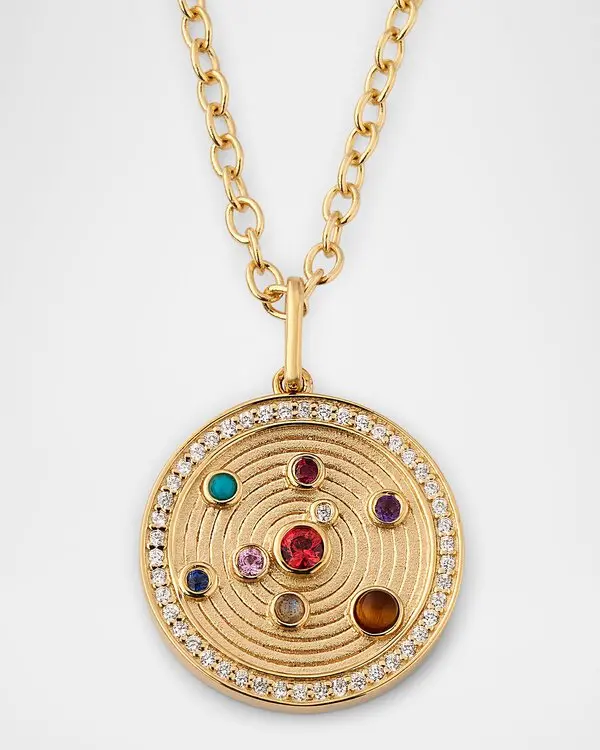 SYDNEY EVAN The Universe Coin Necklace
