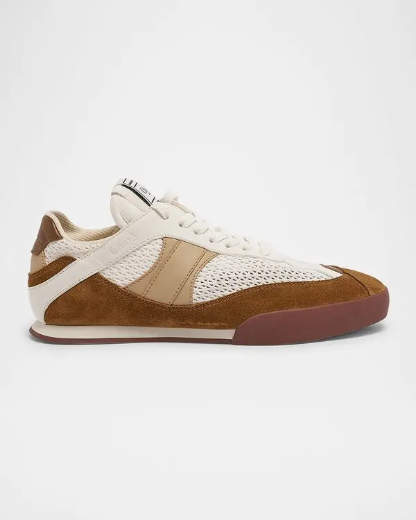 Chloé Kick Low-top Sneakers - Natural Brown