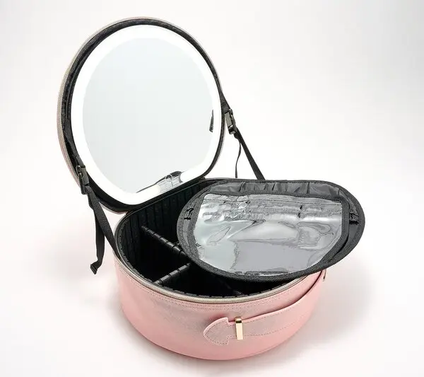 SOPHIST-A-CARE Portable Makeup Case With Light Up Mirror