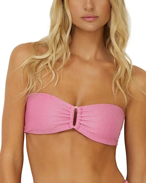 PQ Bandeau Bikini Top - Sorbet
