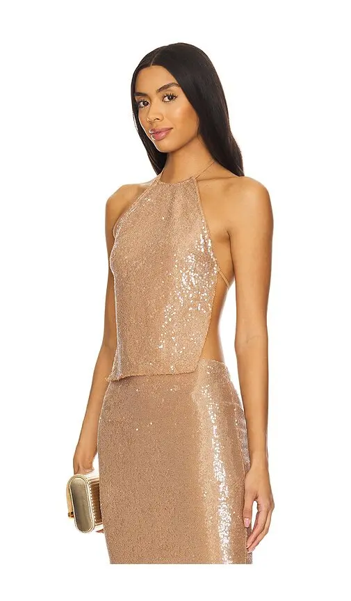 CAMILA COELHO Noella Halterneck Top