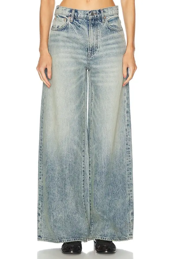 GRLFRND Luna Mid-rise Baggy Jeans