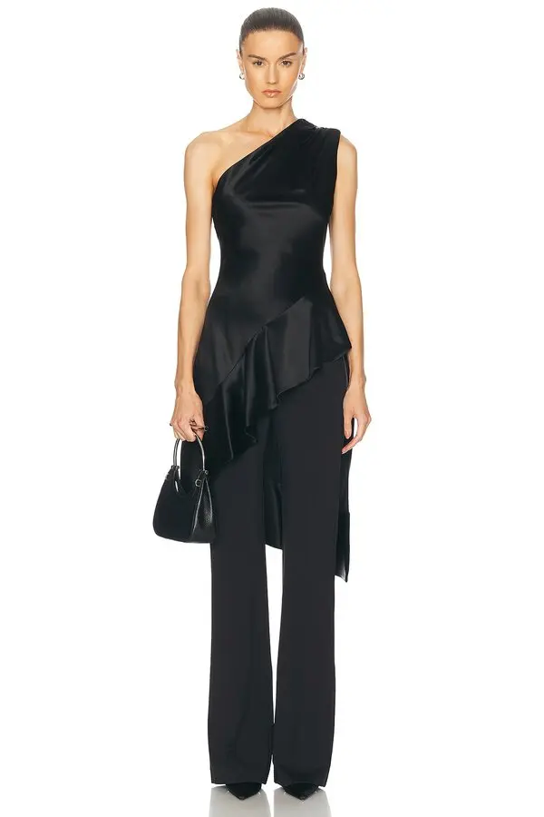 AKNVAS Leilah One-shoulder Top