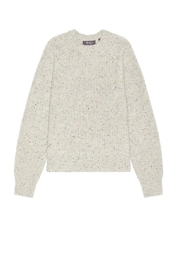 WAO Speckled Crewneck Sweater