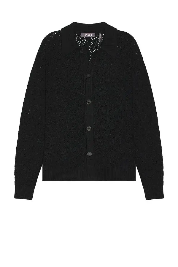 WAO Open Knit Long Sleeve Shirt