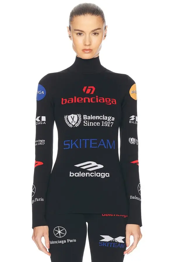 Balenciaga Ski Turtleneck Top