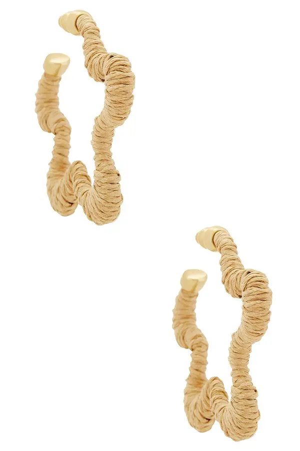 Cult Gaia Emiko Earrings - Toasted Natural