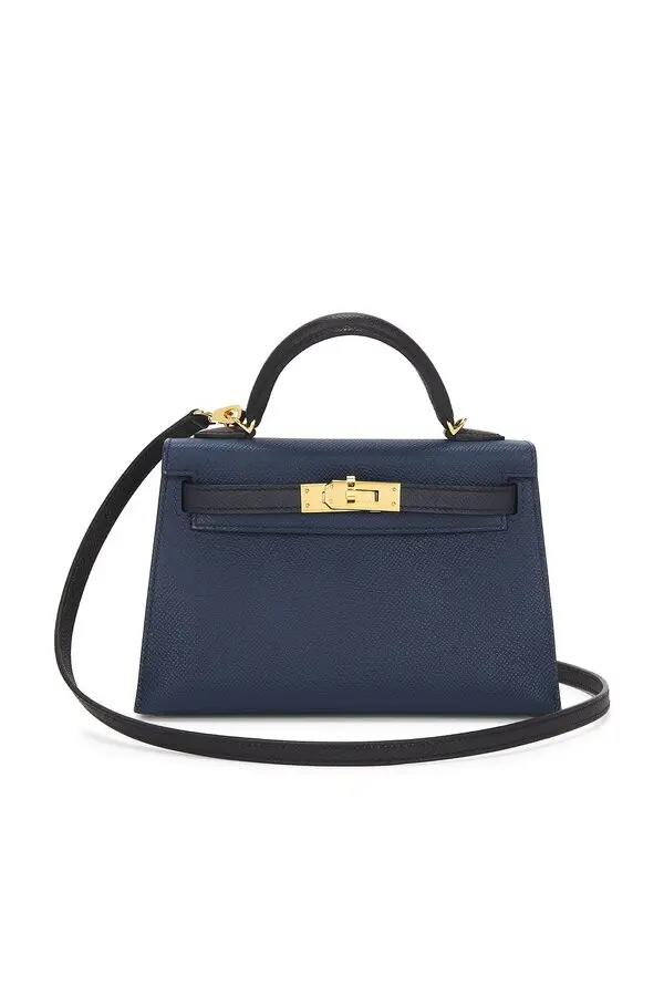 Hermès Veau Epsom Kelly 20 Handbag - Indigo