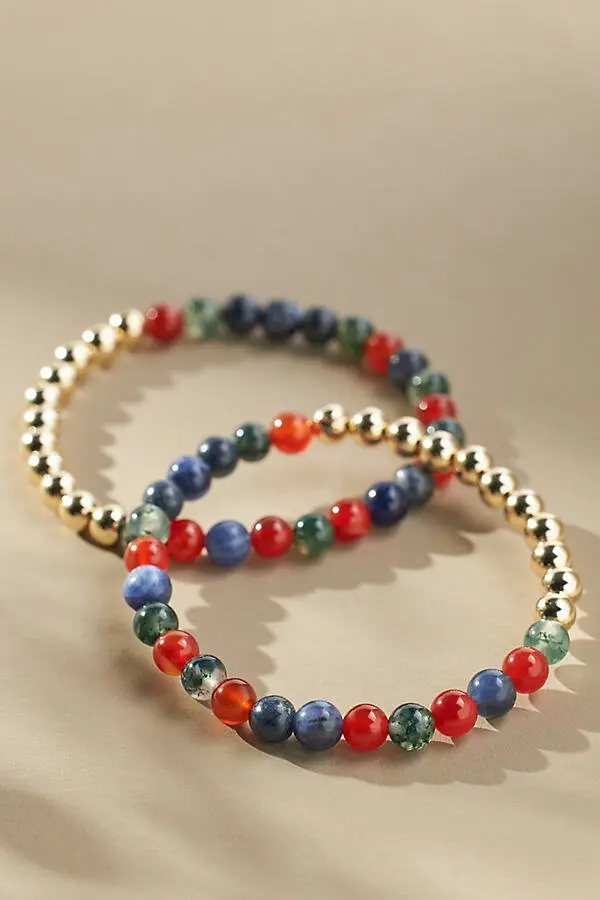 THE HEALER'S COLLECTION N 77 Detox Bracelets, Set Of 2