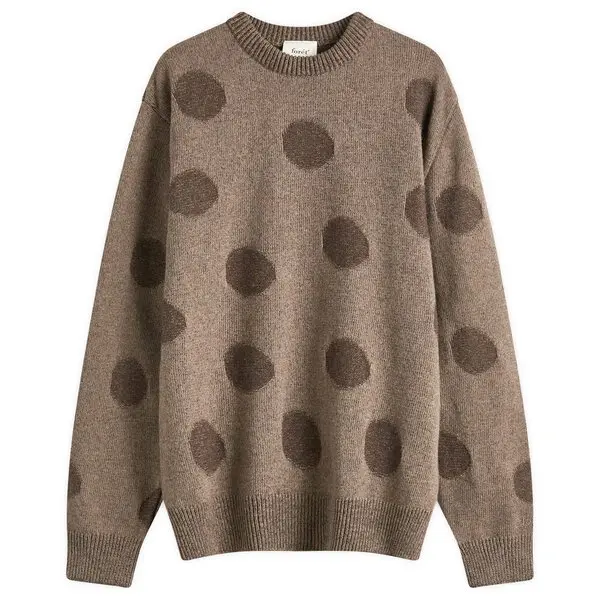 FORET Circle Jacquard Knit Jumper