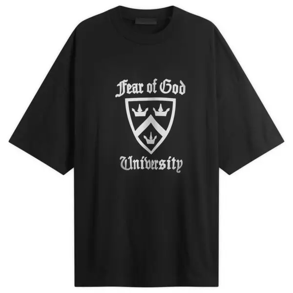 Fear Of God University T-shirt - Black