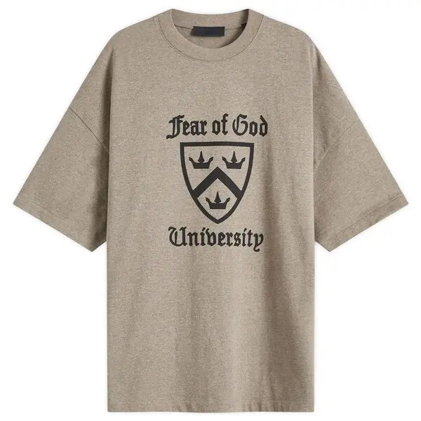 Fear Of God University T-shirt - Heather Grey
