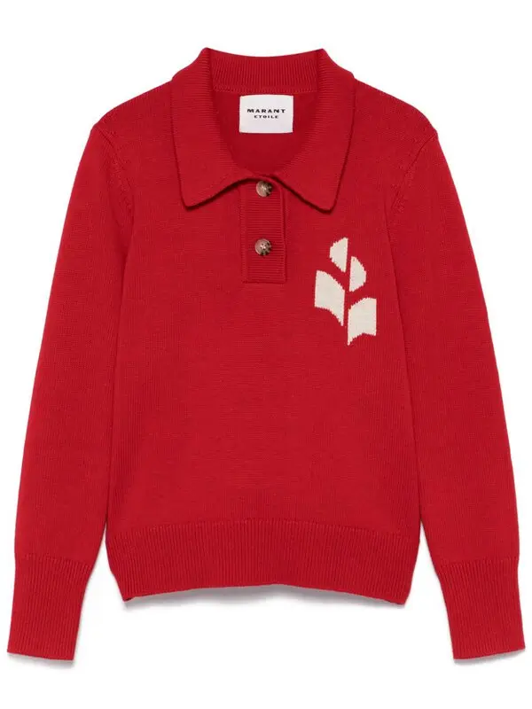 MARANT ETOILE Nola Sweater - Red