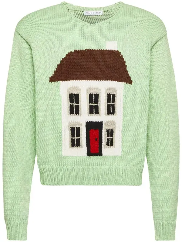 JW Anderson House-intarsia Sweater