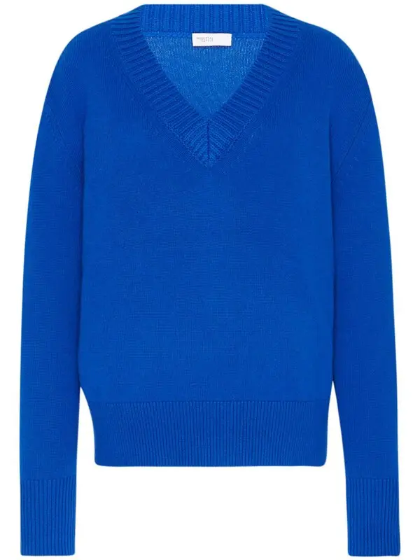 Rosetta Getty V-neck Sweater - Blue