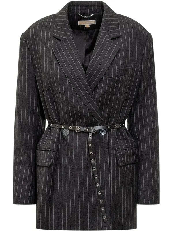 Michael Kors Belted Blazer - Black