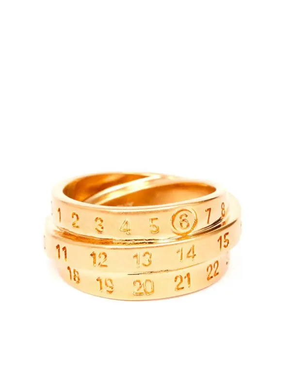MAISON MARGIELA Numbers-motif Ring - Gold