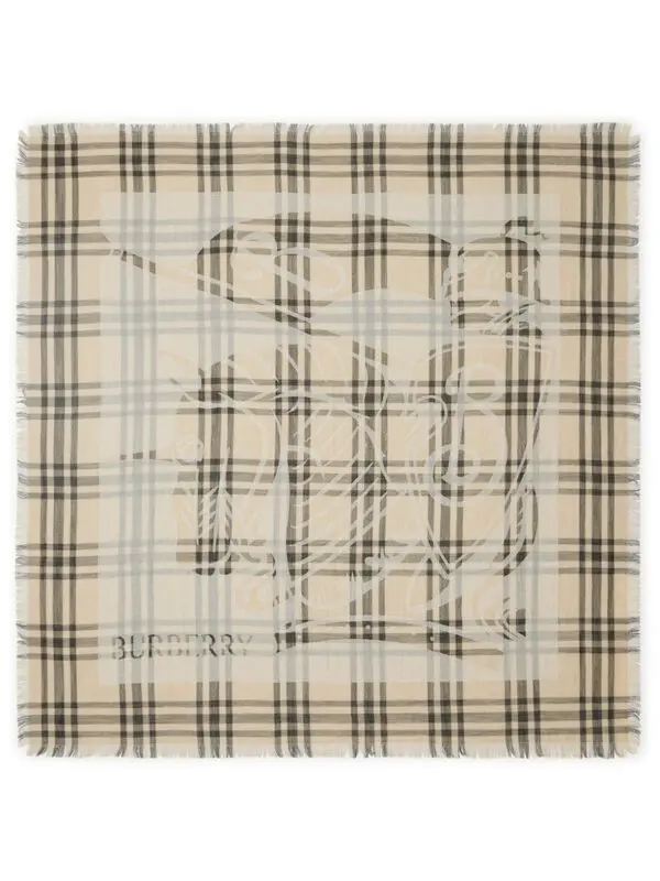 Burberry Ekd Check Scarf