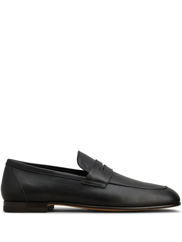 TOD'S Leather Loafers - Black