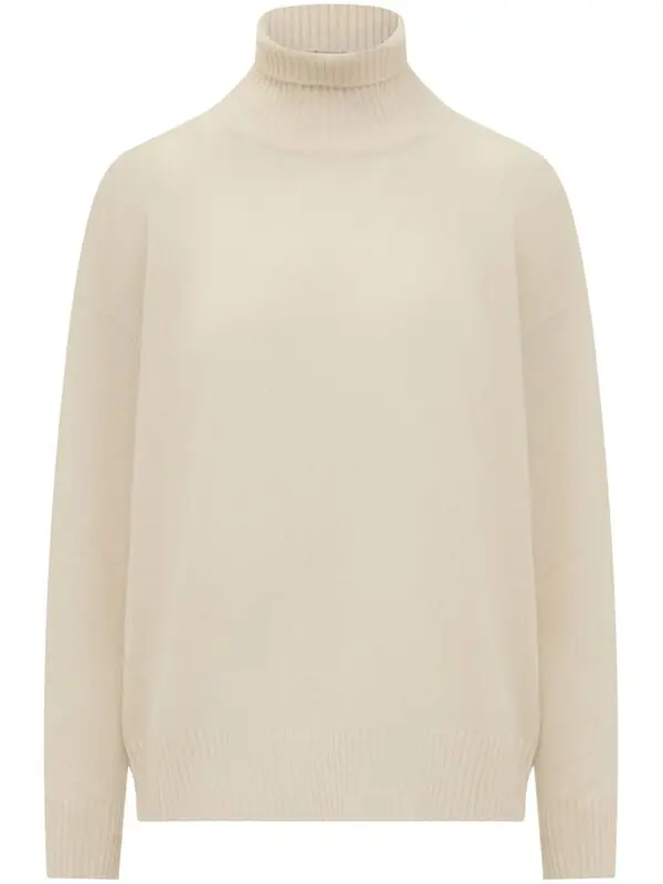 JUCCA Dolcevita Cashmere Jumper - Neutrals