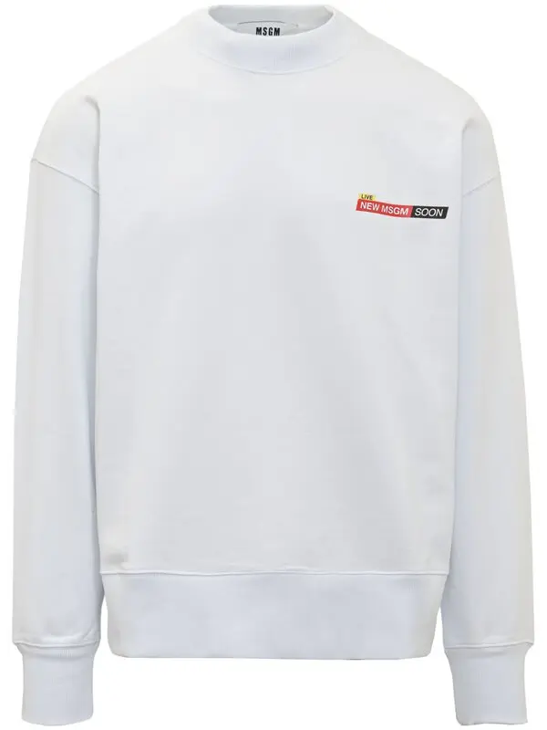 MSGM Graphic-print Sweatshirt
