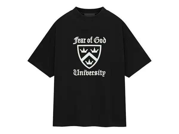 Fear Of God Essentials Heavy Crewneck Sweatshirt Tee Shirt - Black