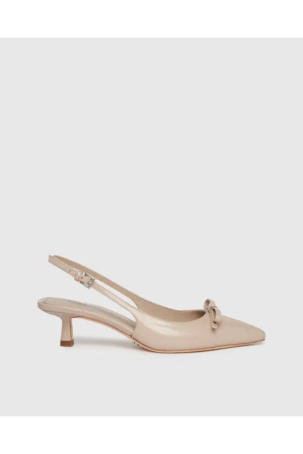 Paige Mylah Leather Slingback Pumps