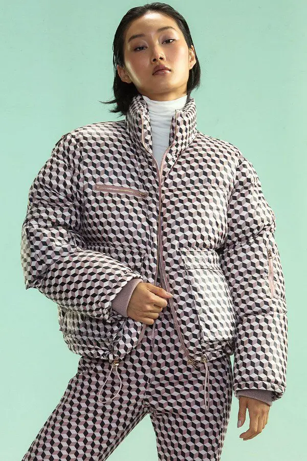 Cynthia Rowley Backcountry Puffer Jacket - Gold