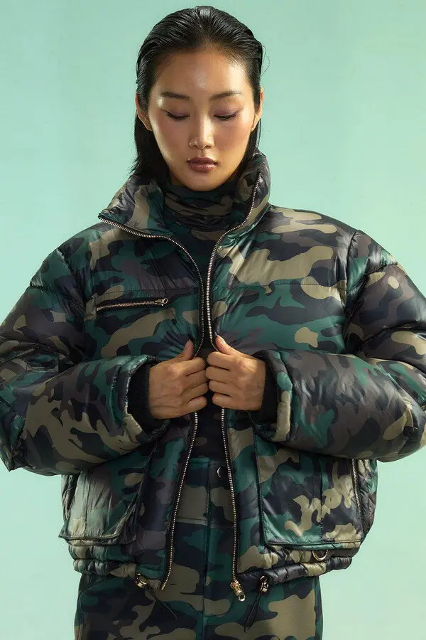 Cynthia Rowley Backcountry Puffer Jacket - Gold