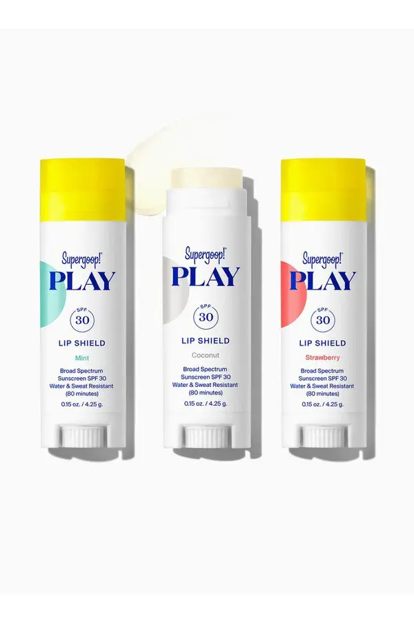 SUPERGOOP Play Lip Shield Spf 30 Tropical Set