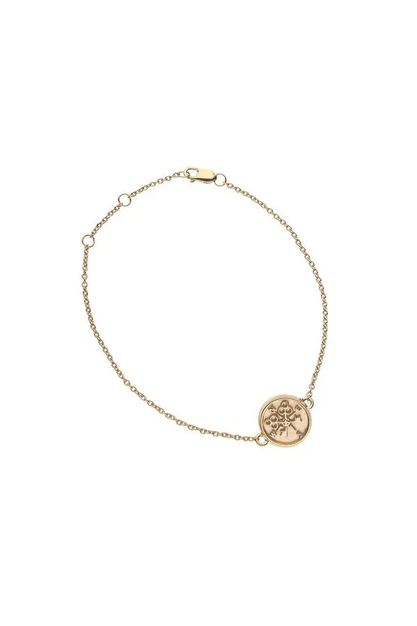 JANE WIN Forever Jw Baby Coin 10k Bracelet