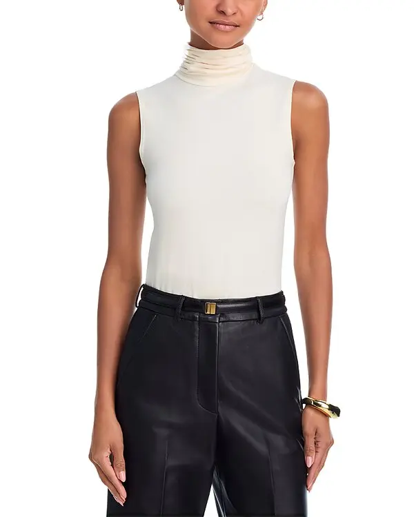 L'Agence Ceci Sleeveless Top - Vintage White