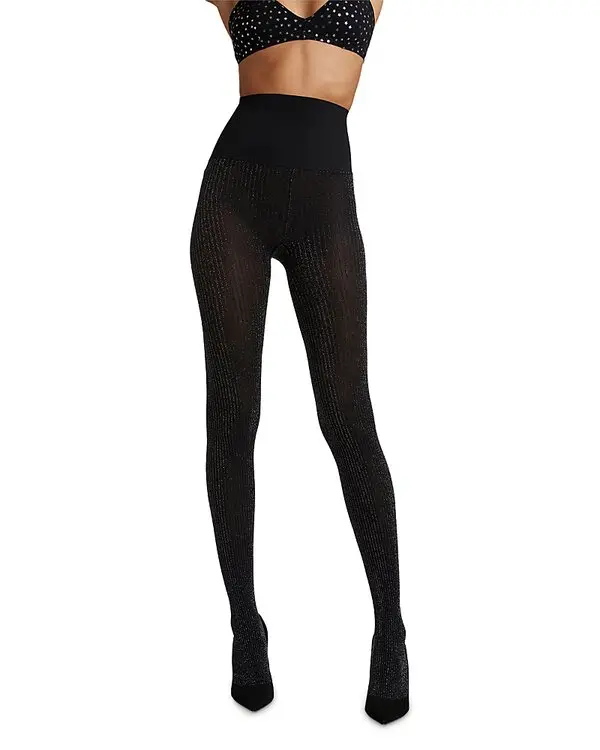Commando Sparkle Rib Semi Opaque Tights