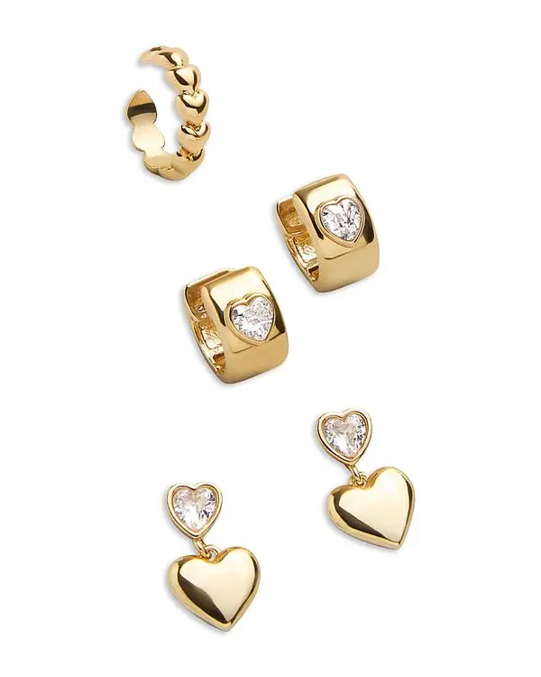 Baublebar Alice Crystal Earring Set Of 3