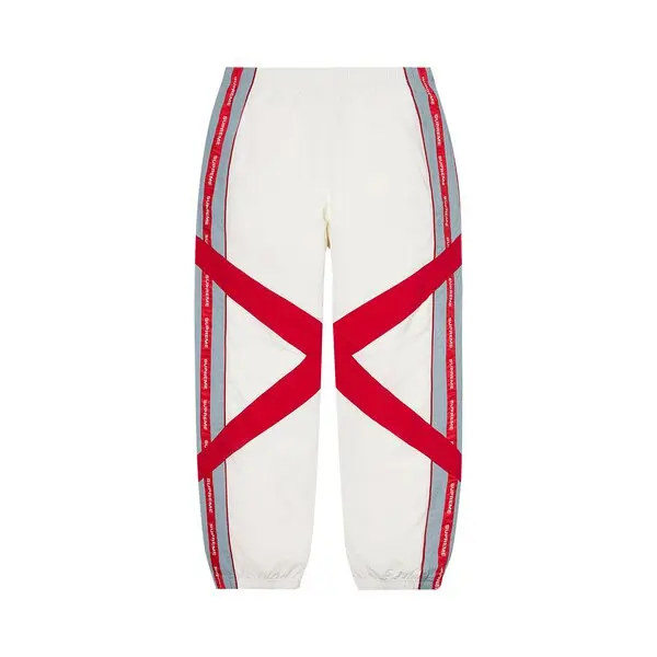 Supreme Cross Paneled Track Pant - White