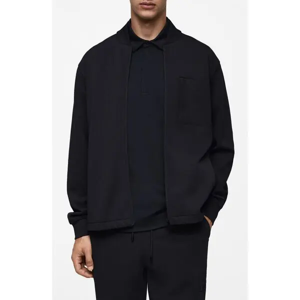 Mango Sweatshirt Bomber Jacket