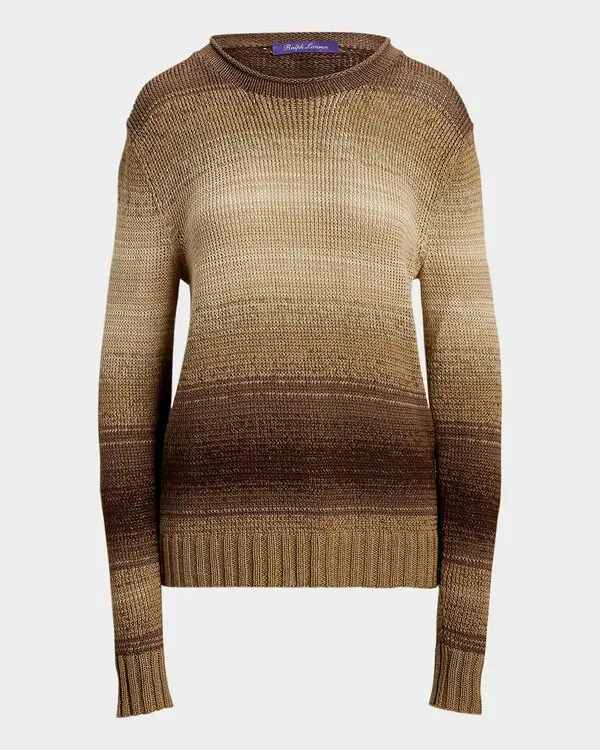 Ralph Lauren Ombre Linen-blend Sweater