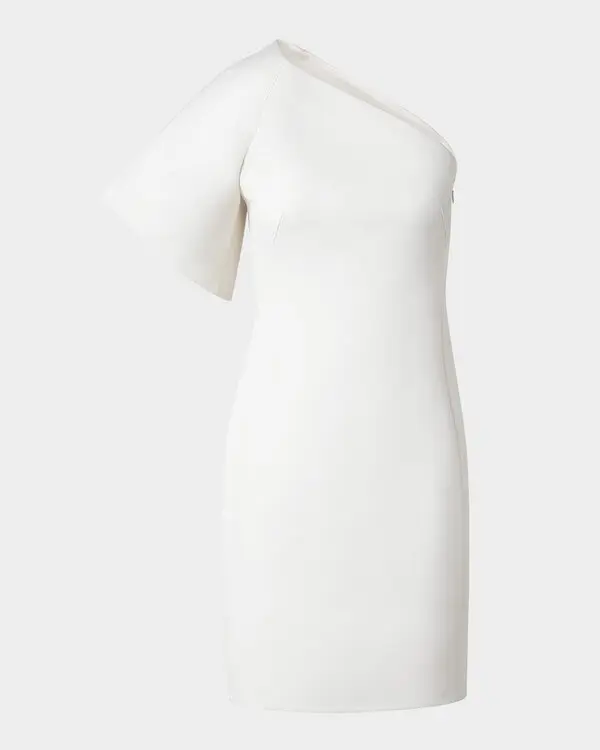 Akris One-shoulder Mini Dress