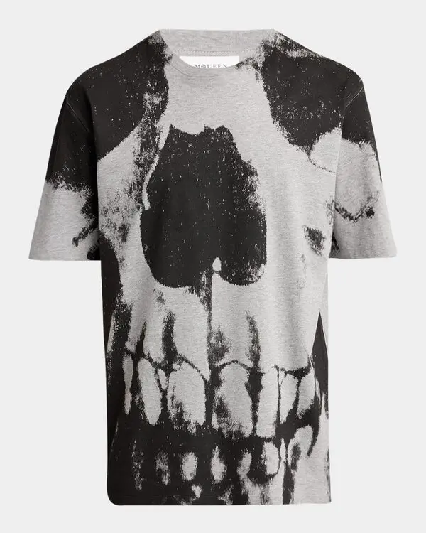 Alexander McQueen Skull-print T-shirt - White Blac