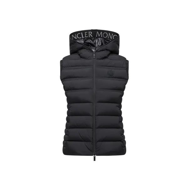 Moncler Aliterse Hooded Down Vest - Black