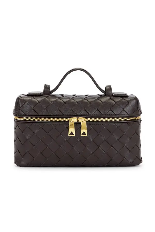 Bottega Veneta Bang Bang Vanity Case - Fondant & Gold