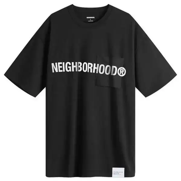 Neighborhood Sheltech Pocket T-Shirt - Black | Editorialist