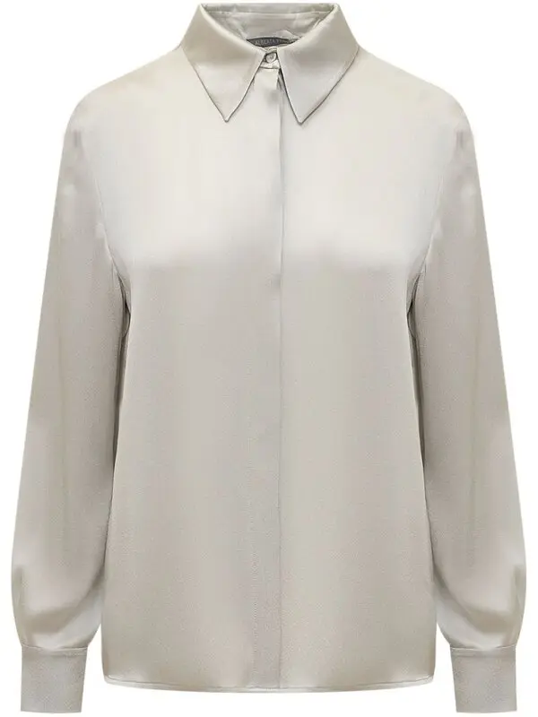Alberta Ferretti Satin Shirt
