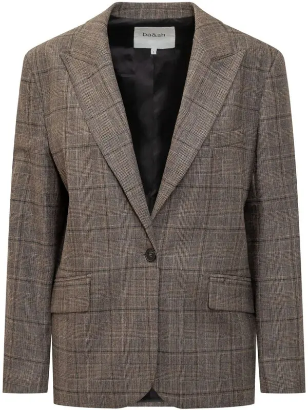 Ba&sh Checked Blazer