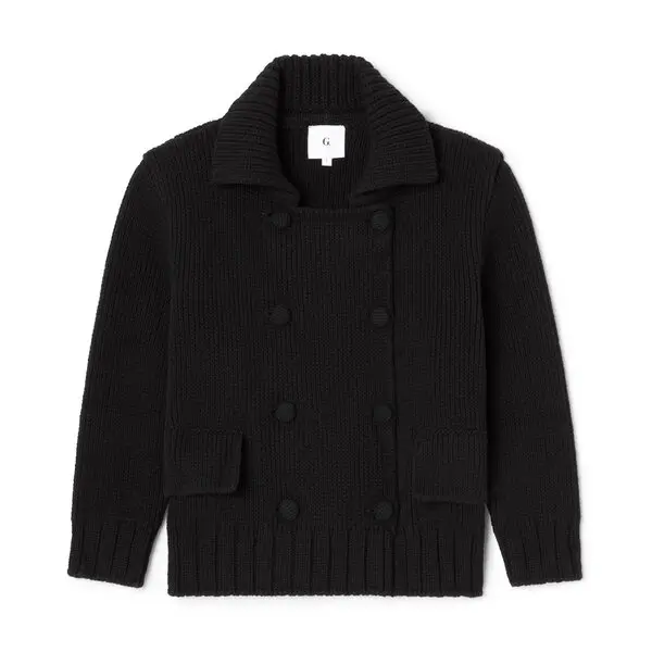 G. LABEL BY GOOP Shrunken Sweater Jacket