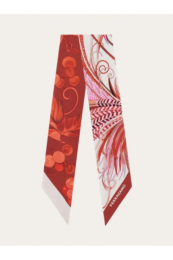 FERRAGAMO Animals Print Mini Bandeau - Fuchsia