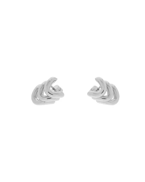 Balenciaga Loop Trio Earrings - Silver